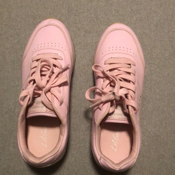 L.A. Gear | Shoes | La Gear Pink Patent Leather Sneakers | Poshmark